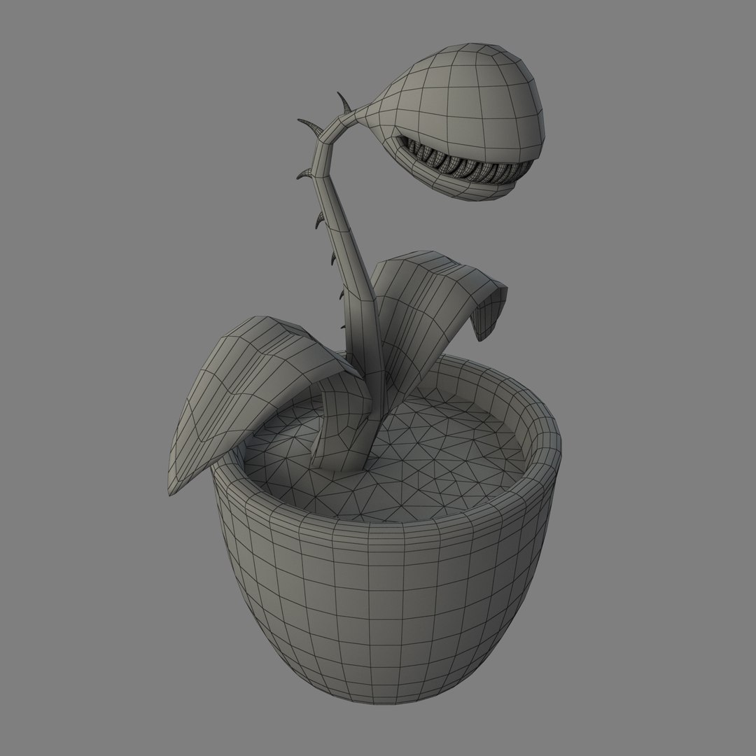 3d Fictional Carnivorous Plant Model
