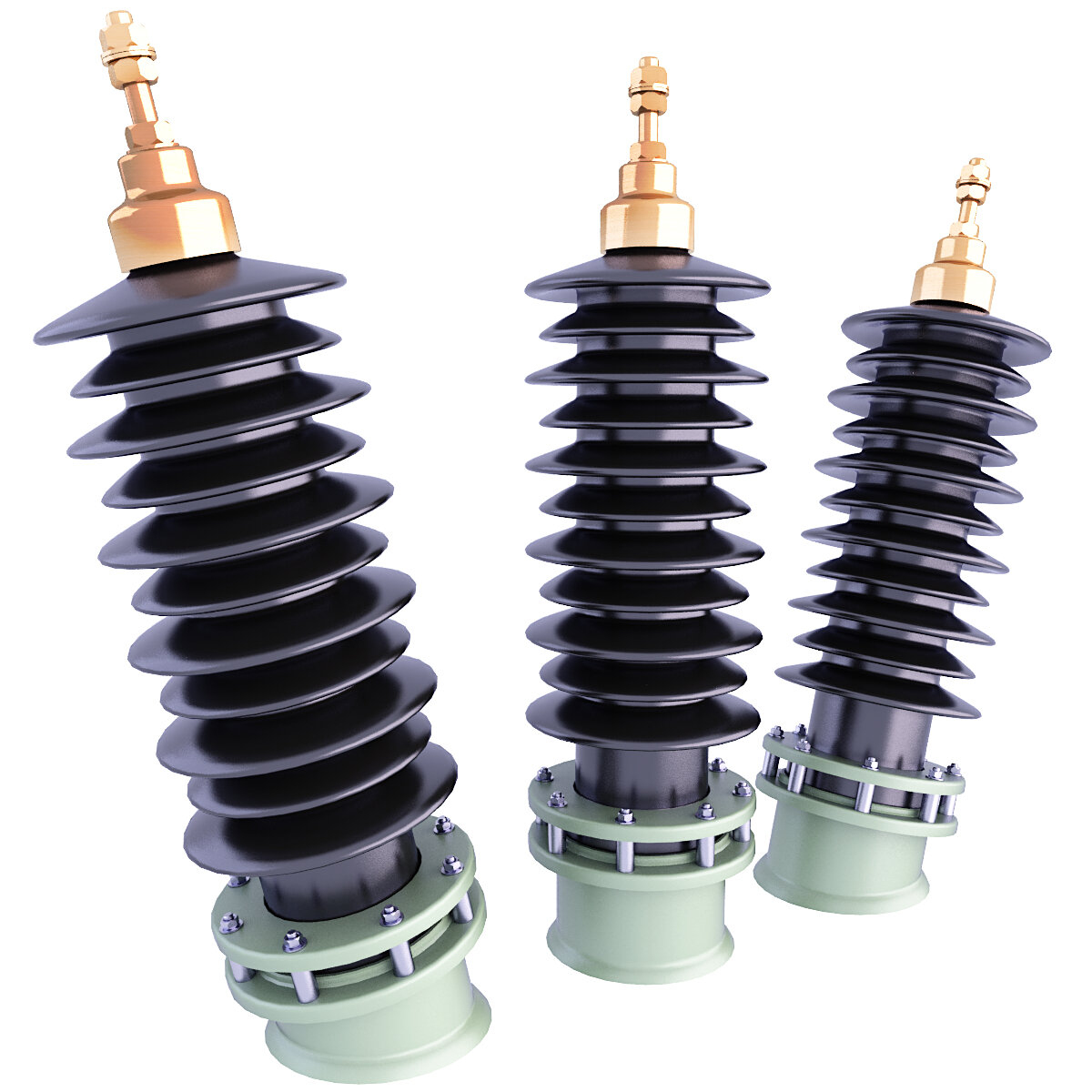 3D ceramic insulator station model - TurboSquid 1698509