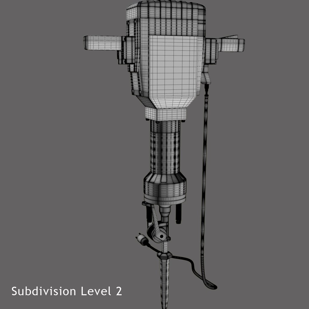 Jack Hammer 3d Model