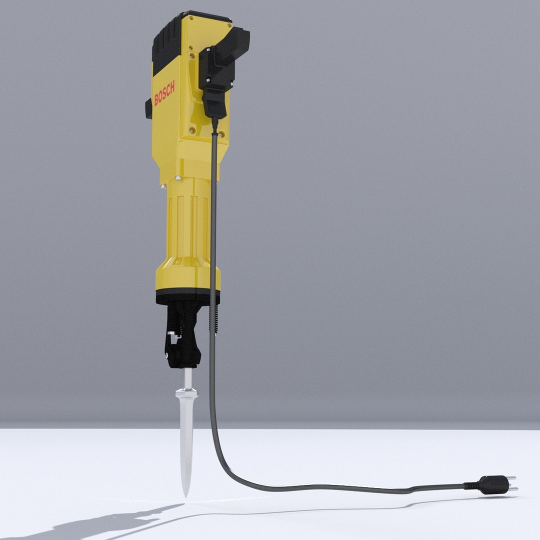 Jack Hammer 3d Model