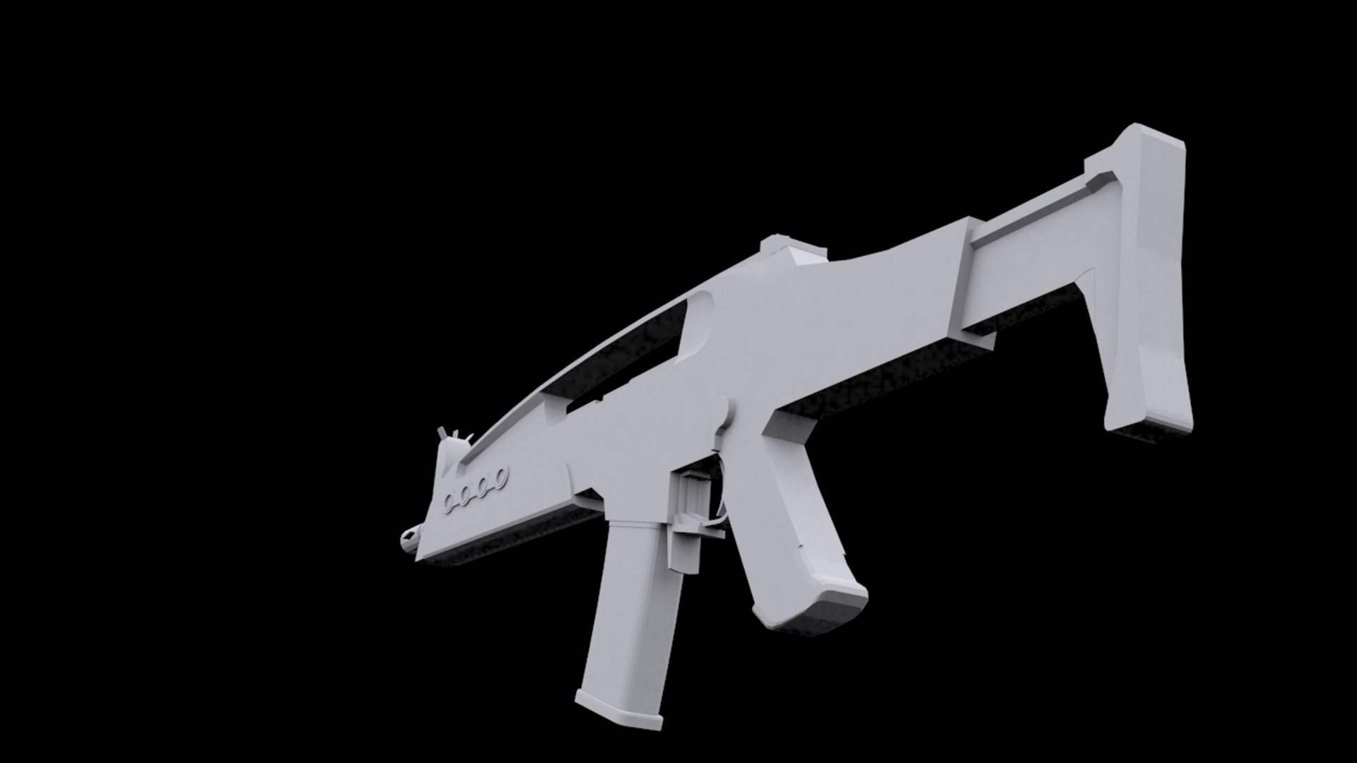 Free Gun Xm8 Rifle 3d Model