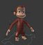 3d Model Monkey Curious George