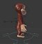 3d Model Monkey Curious George