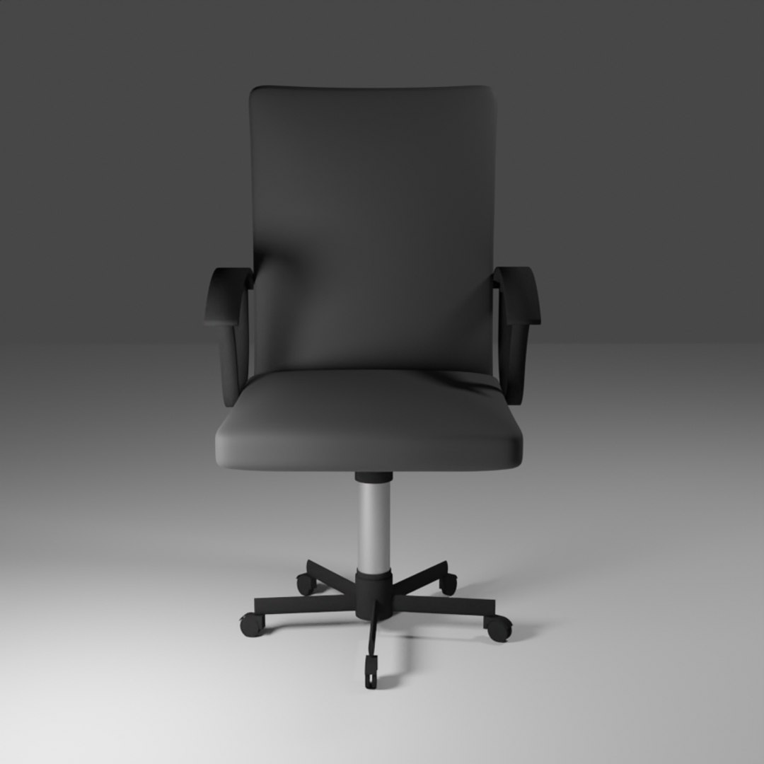 Simple Computer Chair 3D Model - TurboSquid 1632128