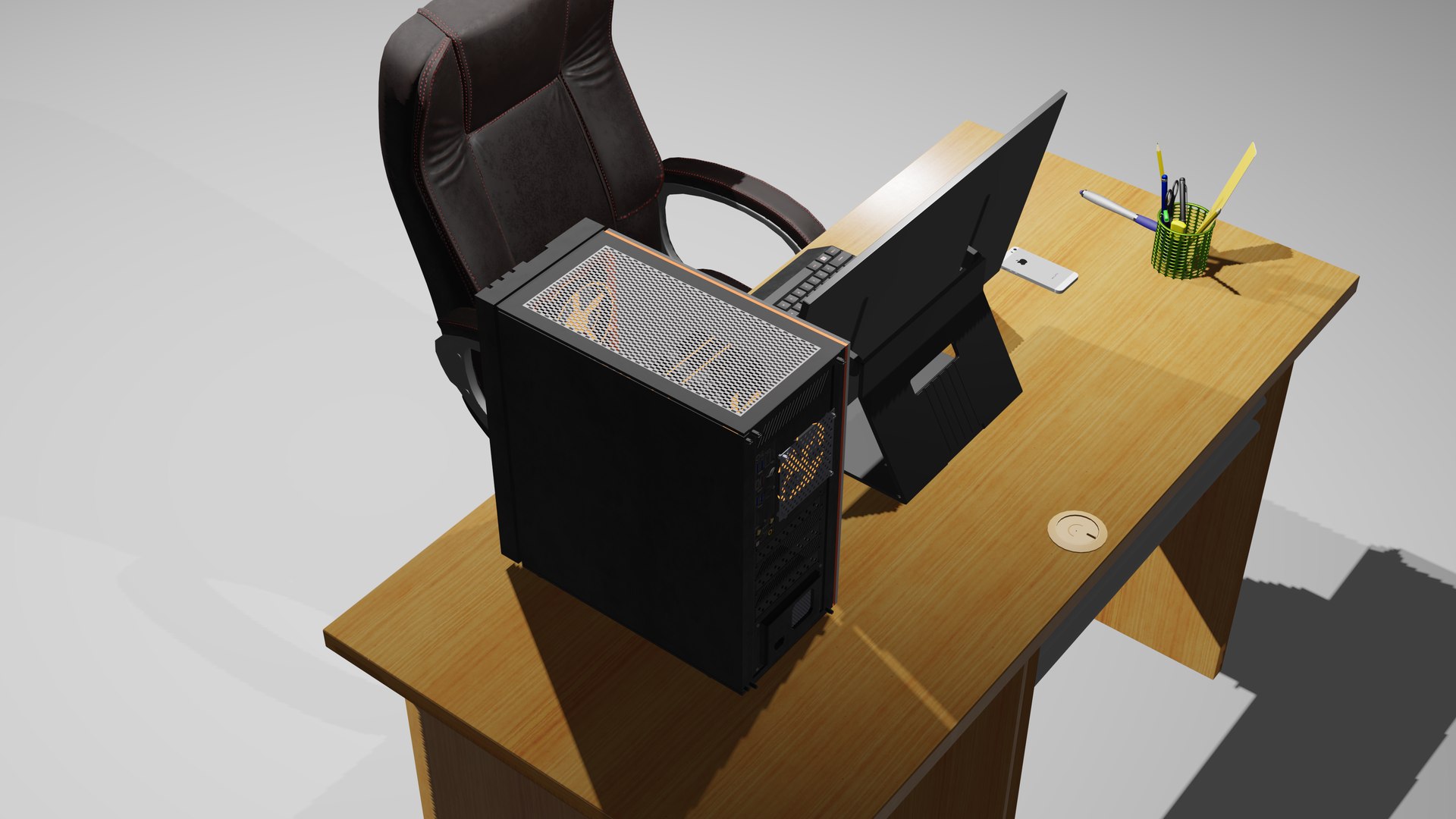 3D Computer Setup Model - TurboSquid 1709456