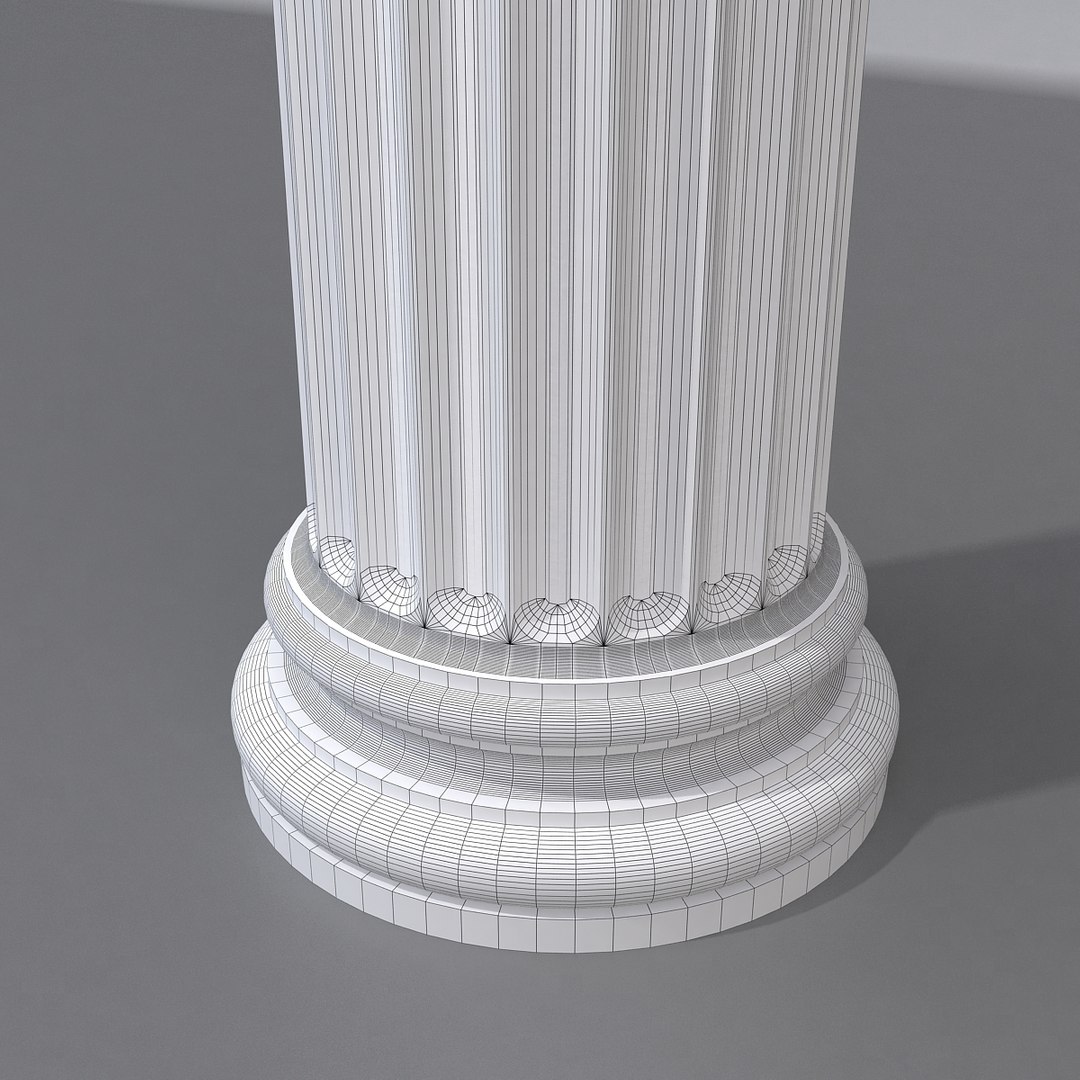 Antique Column 3d Max