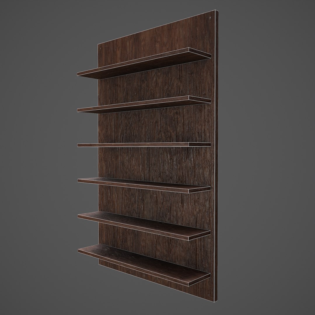3D Model No Sides Shelf - TurboSquid 1768373