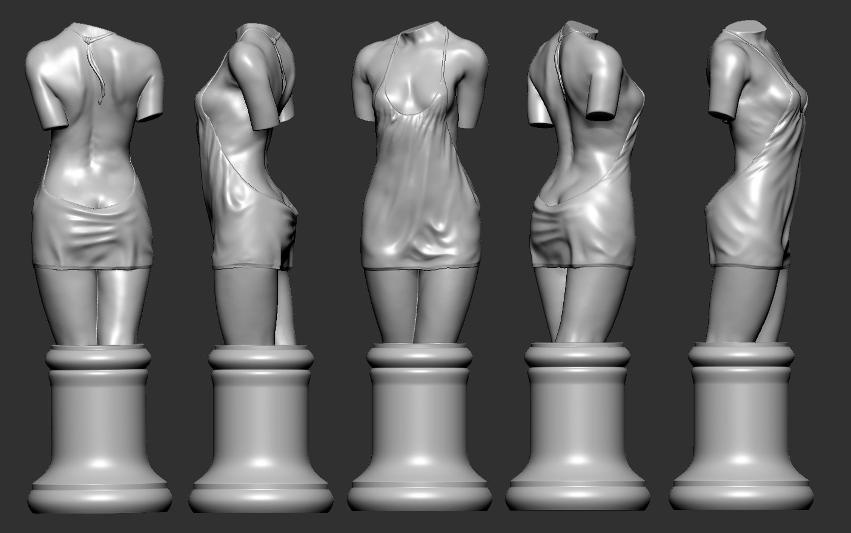 Woman Torso 3D Model - TurboSquid 1800799