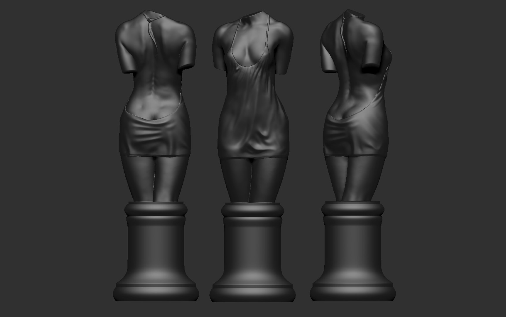 Woman Torso 3D Model - TurboSquid 1800799