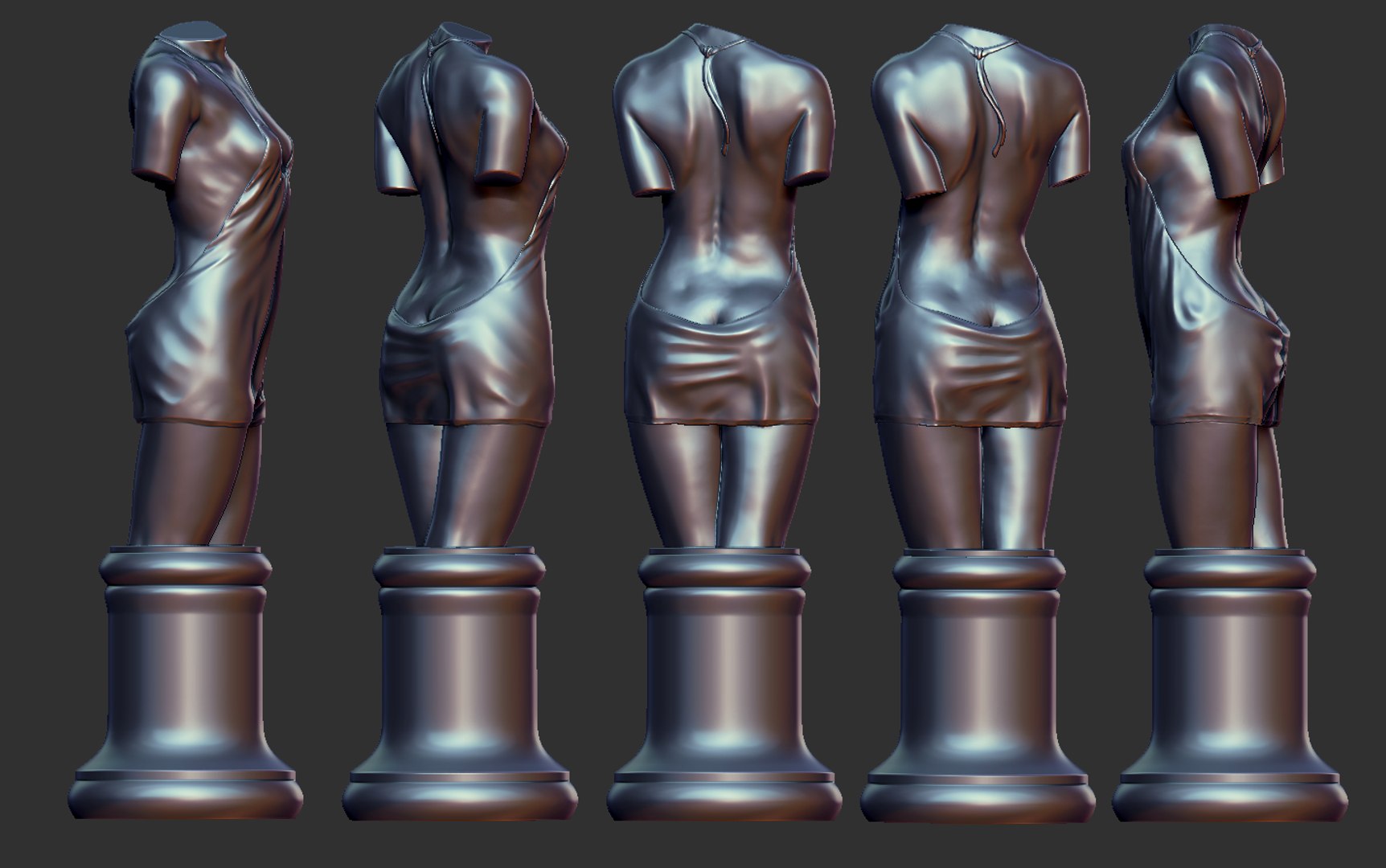 Woman Torso 3D Model - TurboSquid 1800799