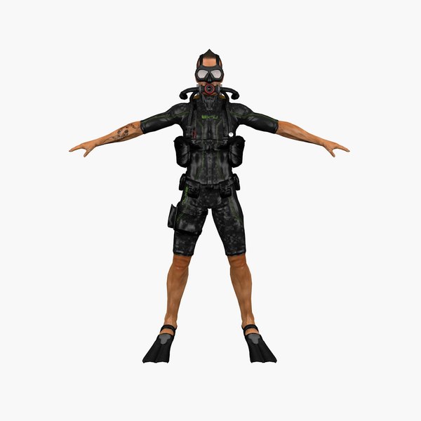 3D Diver Models | TurboSquid