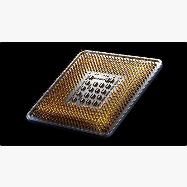 modelo 3d Modelo de CPU del chip interno de la computadora - TurboSquid ...