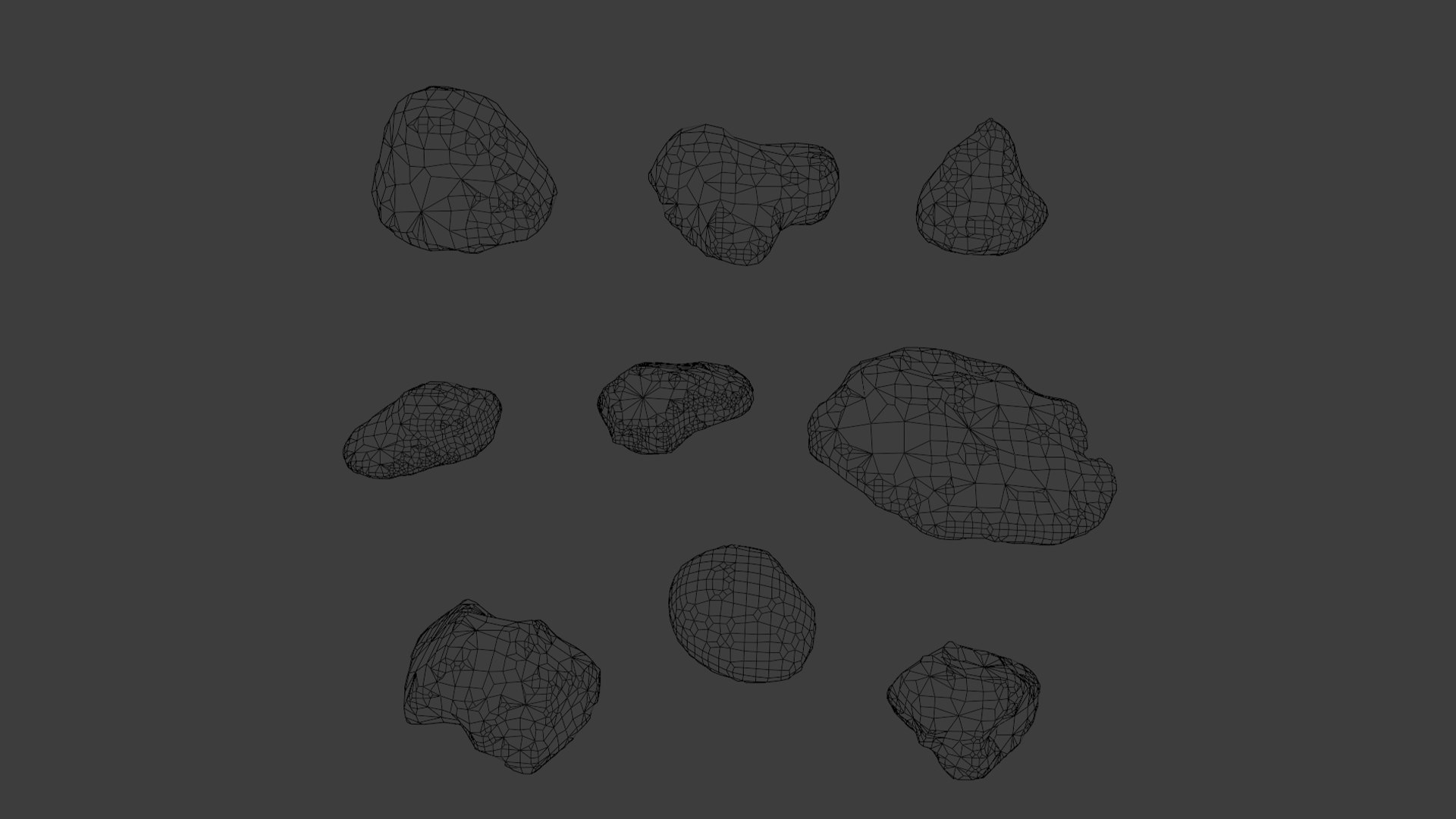 Bundle Of 9 Rock Models With Textures 3D - TurboSquid 2391670