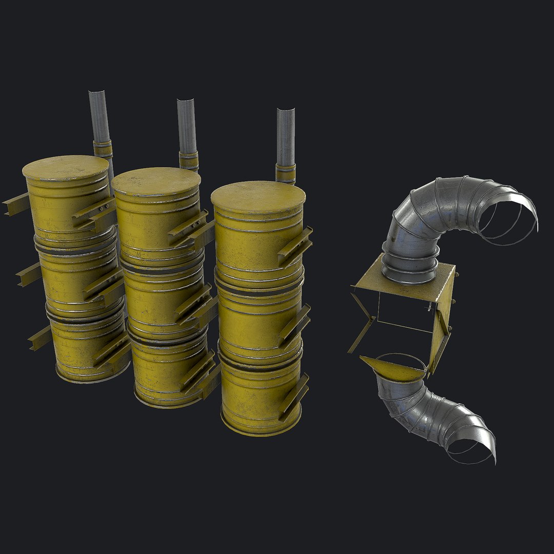 3d Model Air Filter
