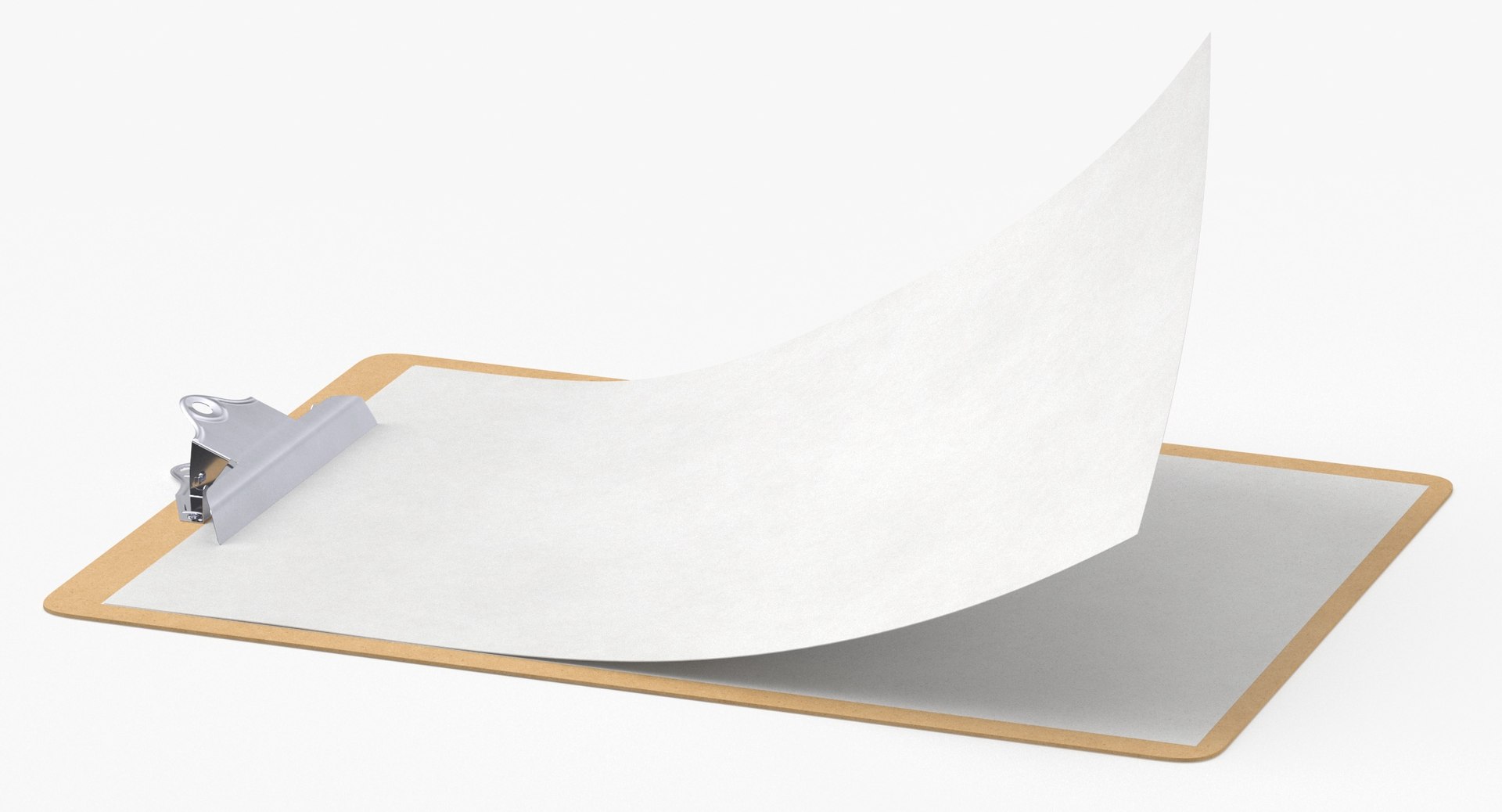 Office Stationary Clipboard Type 02 Different Poses Blank And Generic ...