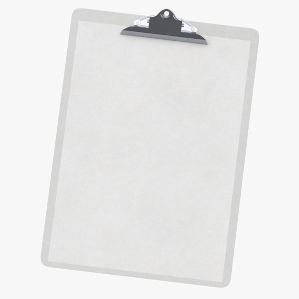 Free Clipboard 3D Models for Download | TurboSquid