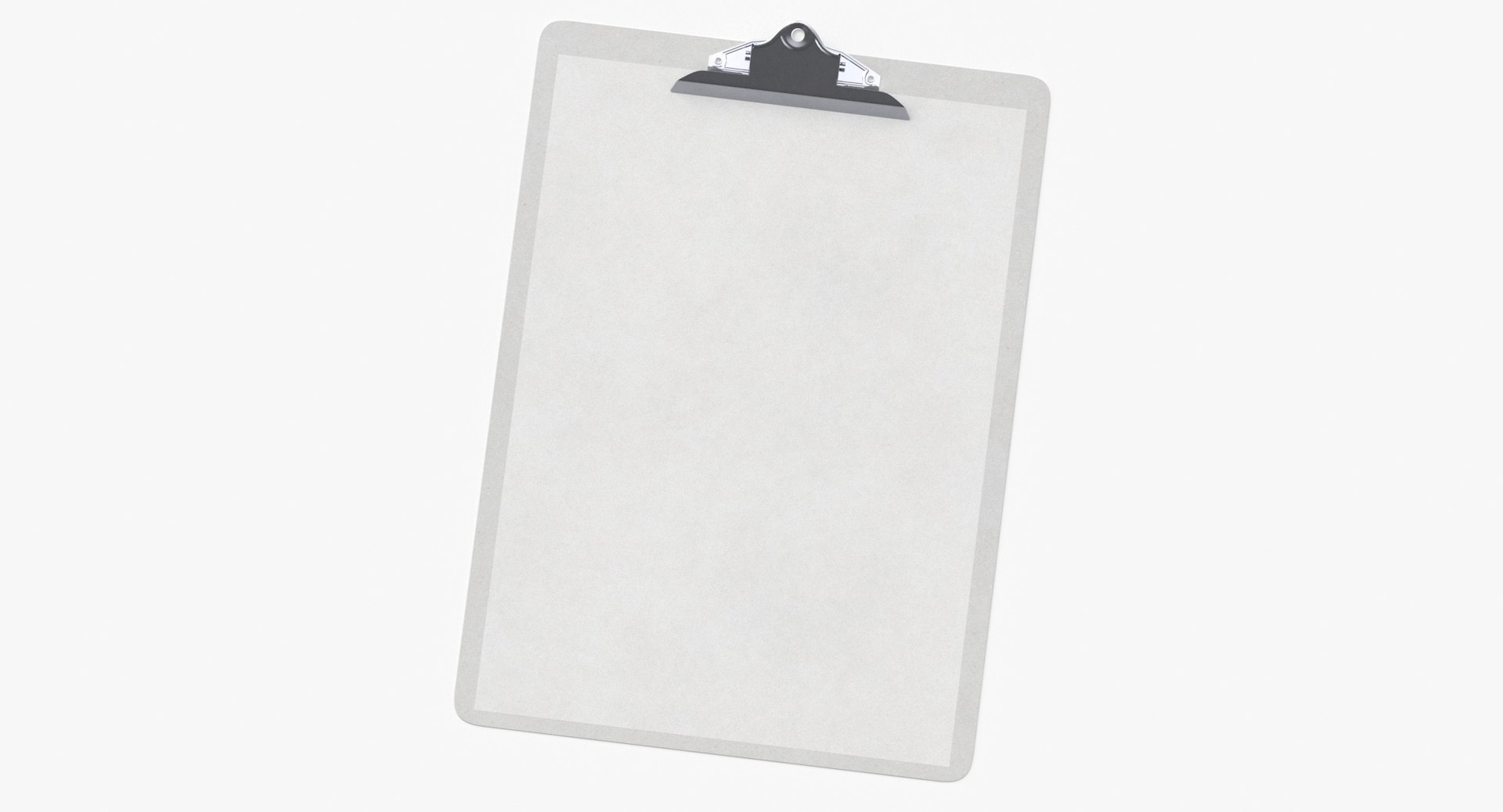 Office Stationary Clipboard Type 02 Different Poses Blank And Generic ...