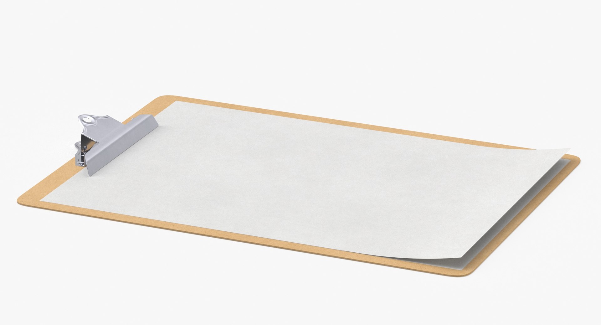 Office Stationary Clipboard Type 02 Different Poses Blank And Generic ...