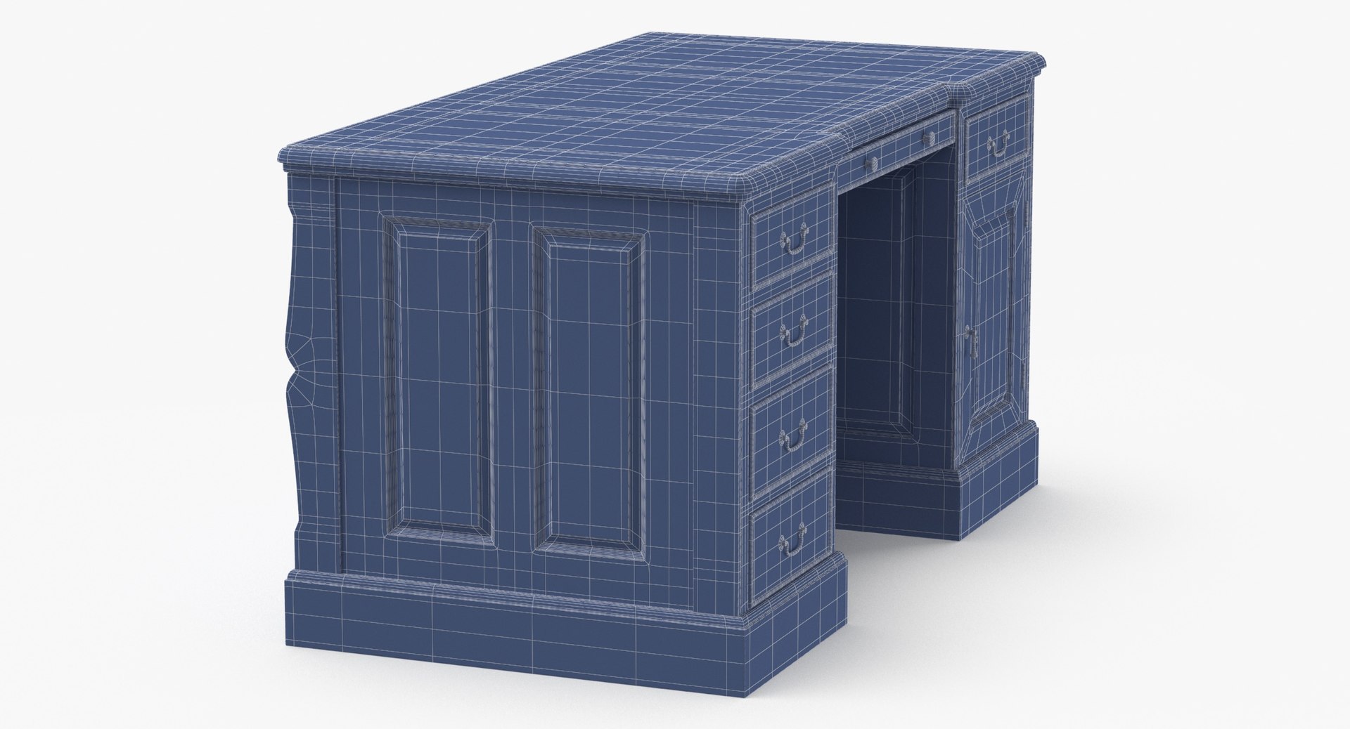 Desks Type 04 3D Model - TurboSquid 2194127