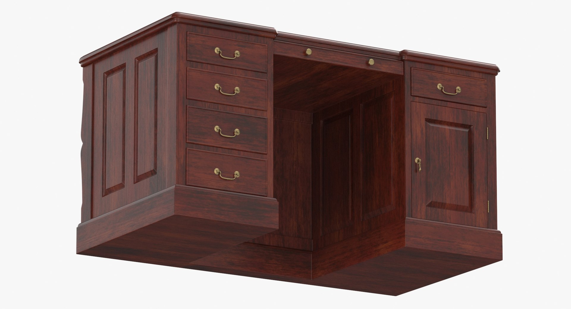 Desks Type 04 3D Model - TurboSquid 2194127