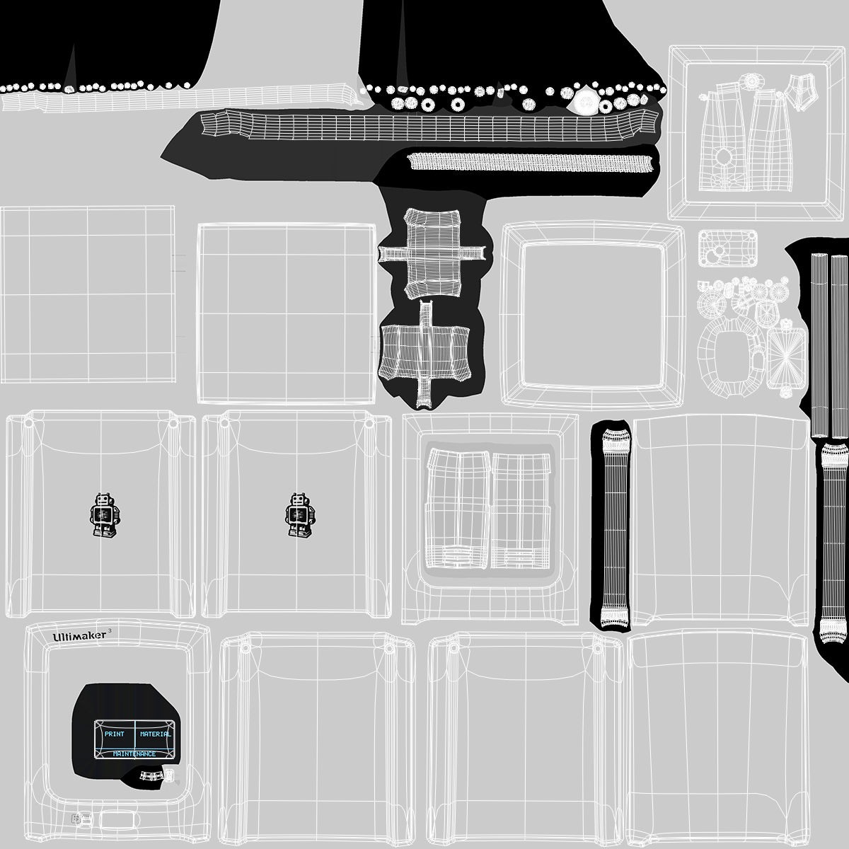 modelo 3d Ultimaker 3 - TurboSquid 1414335
