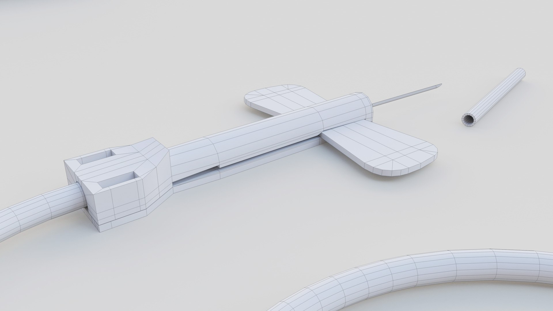 Cannula Needle 3D Model - TurboSquid 2109243