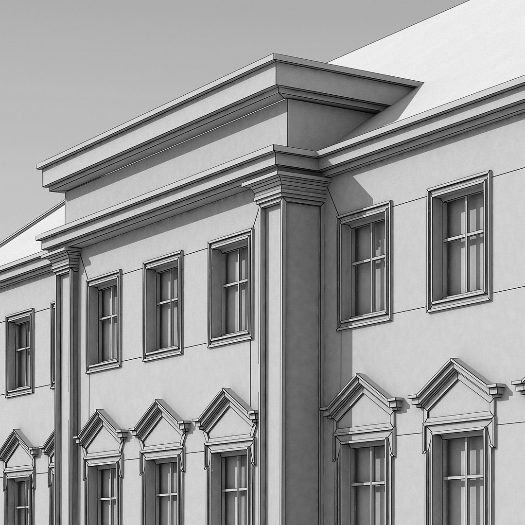 3d european building europe