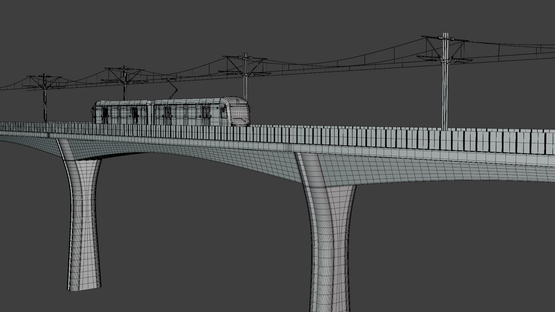 LA Light Rail Bridge 3D Model - TurboSquid 2176205