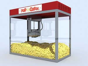 3D Popcorn Machine Models - Browse & Download Formats - TurboSquid