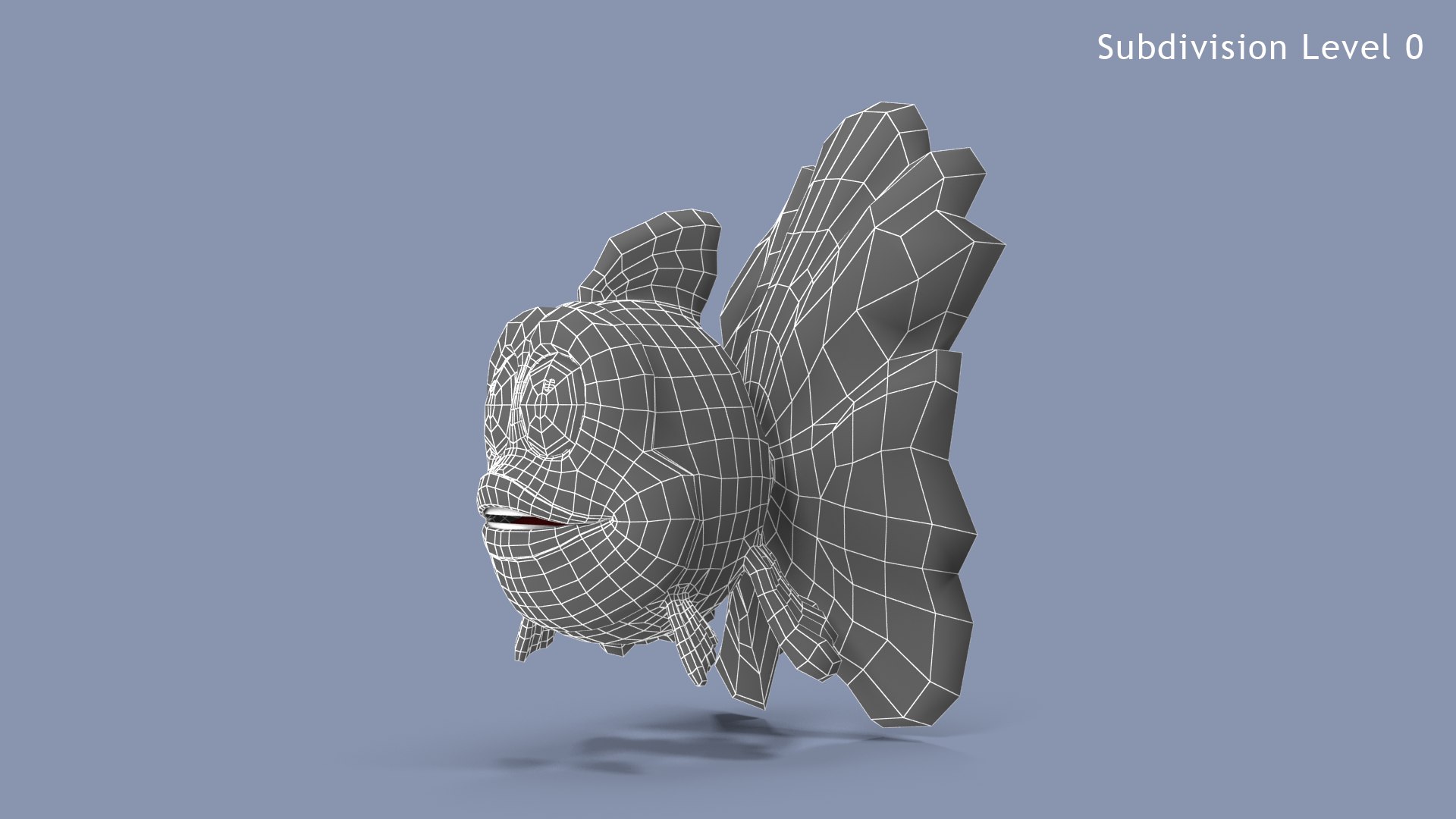 3D Cartoon Golden Fish Pink - TurboSquid 1738776