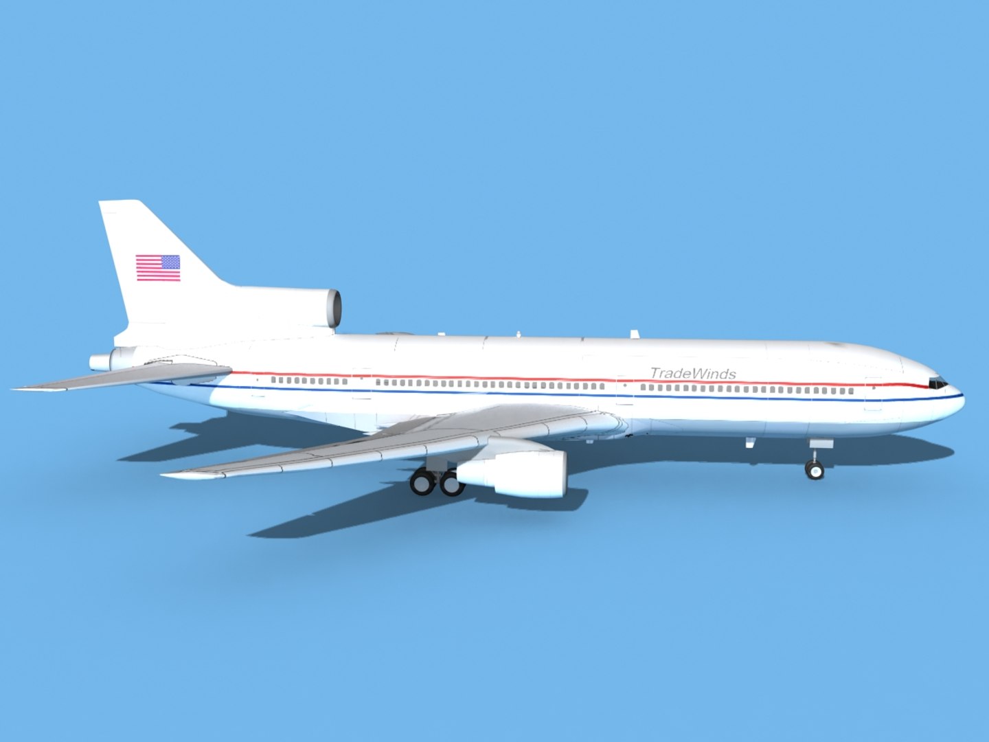 3D Lockheed L-1011-10 Model - TurboSquid 1488953