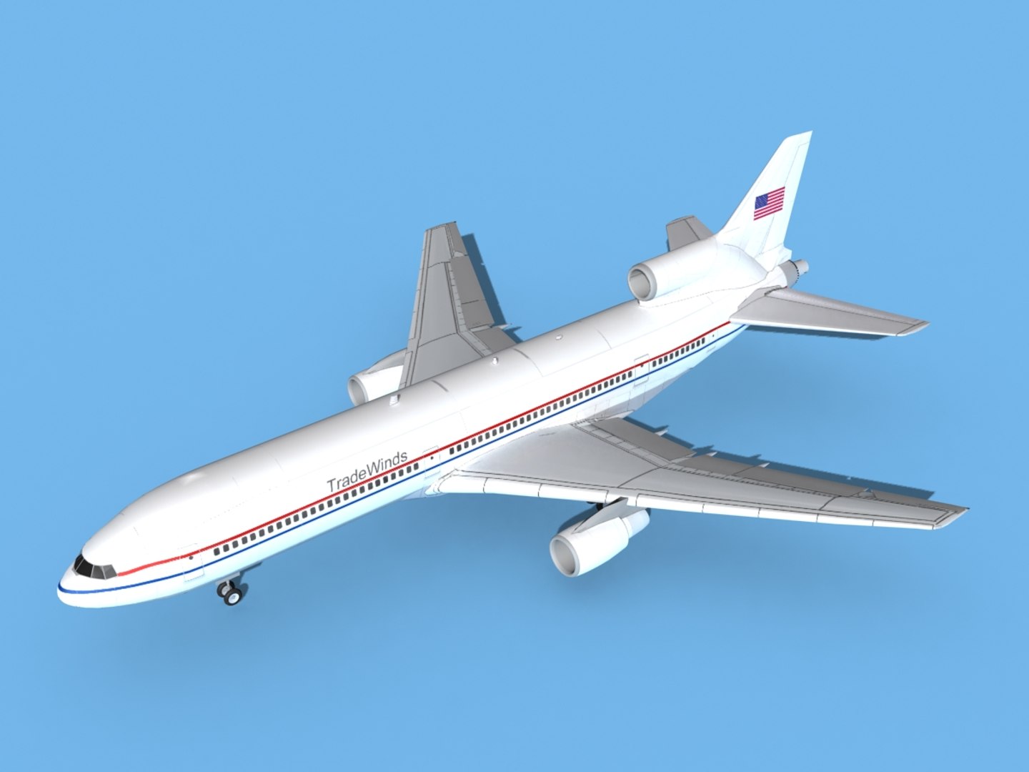 3D Lockheed L-1011-10 Model - TurboSquid 1488953