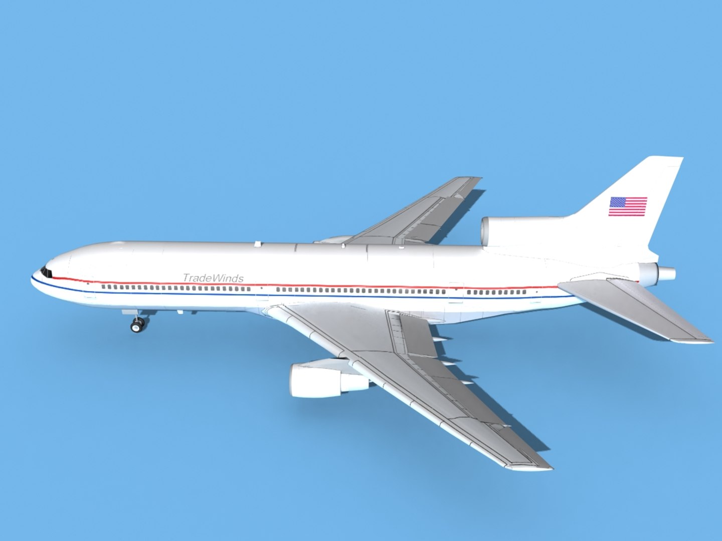 3D Lockheed L-1011-10 Model - TurboSquid 1488953