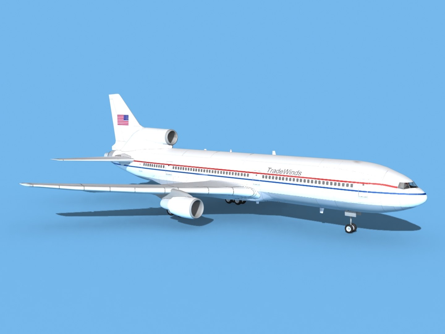 3D Lockheed L-1011-10 Model - TurboSquid 1488953