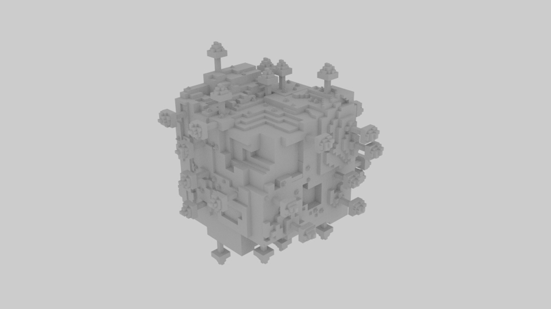 3D World Cube Model - TurboSquid 1156377