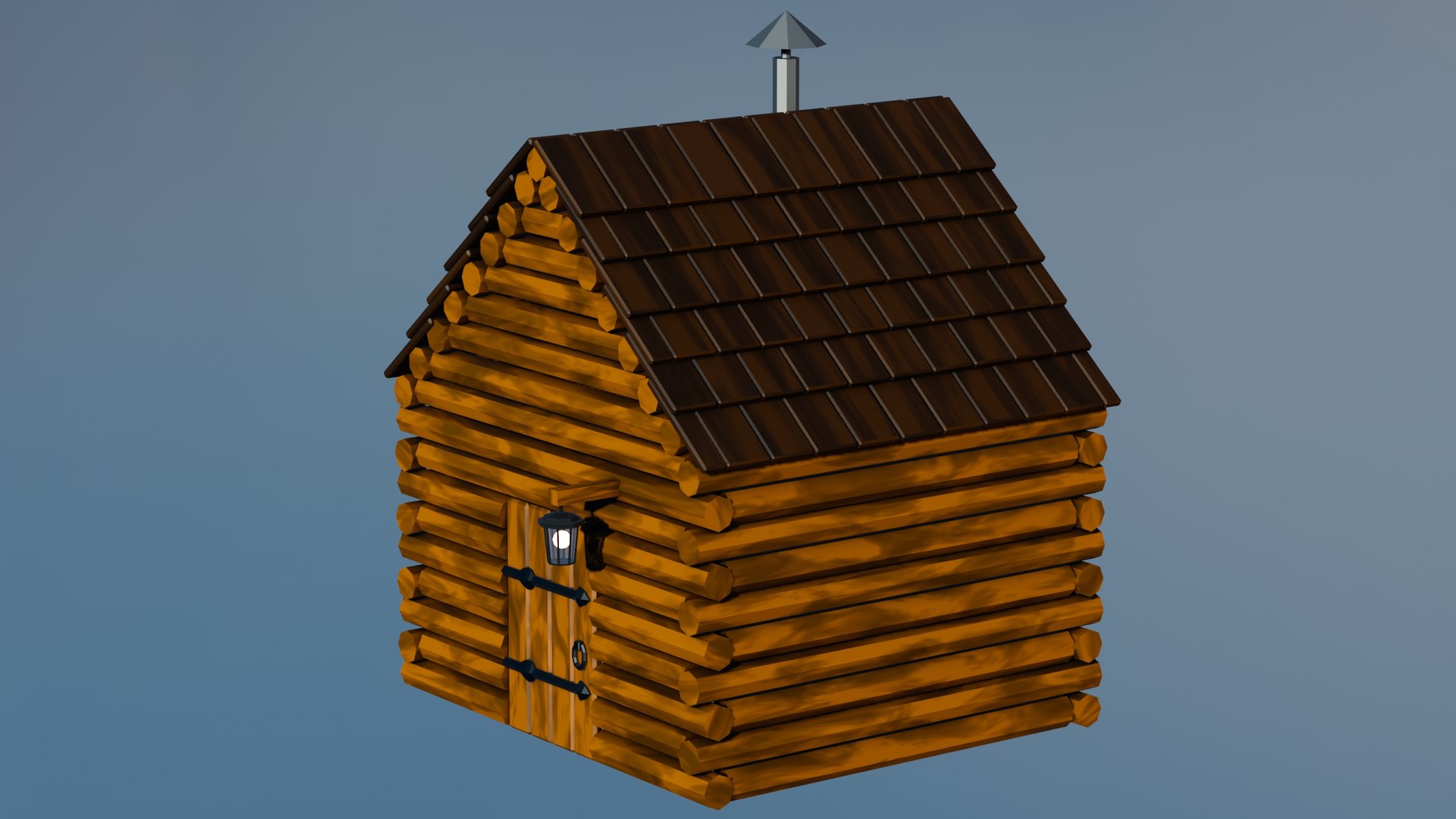 Stylized Low Poly Wooden Cabin 3D - TurboSquid 2347802