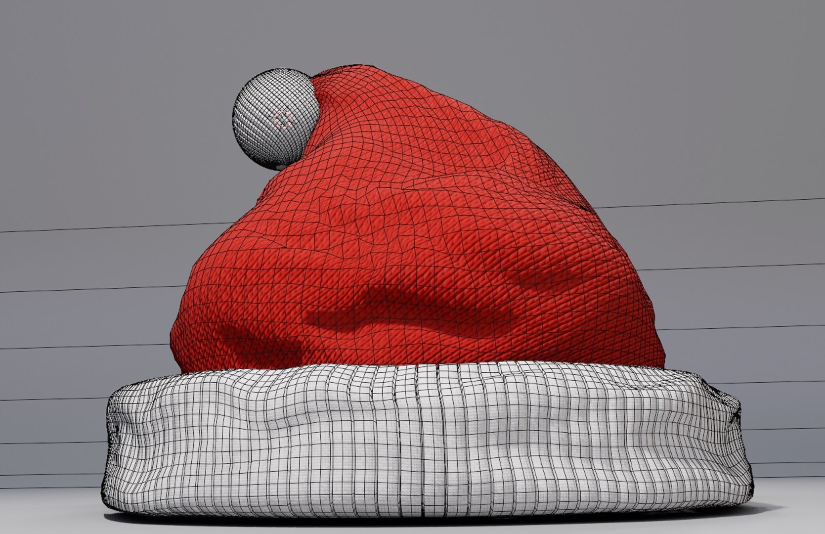 Christmas Santa Claus Hat 3D Model - TurboSquid 1647767