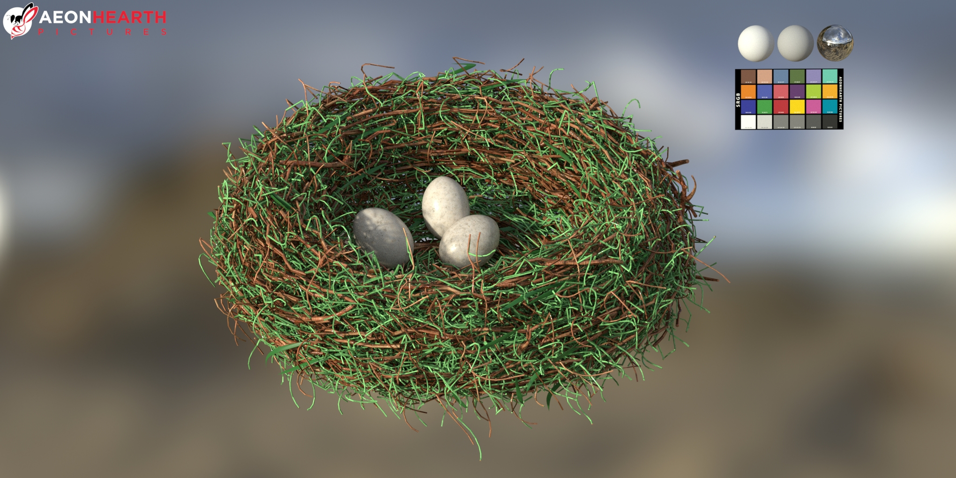 3D Bird Nest - TurboSquid 2034869