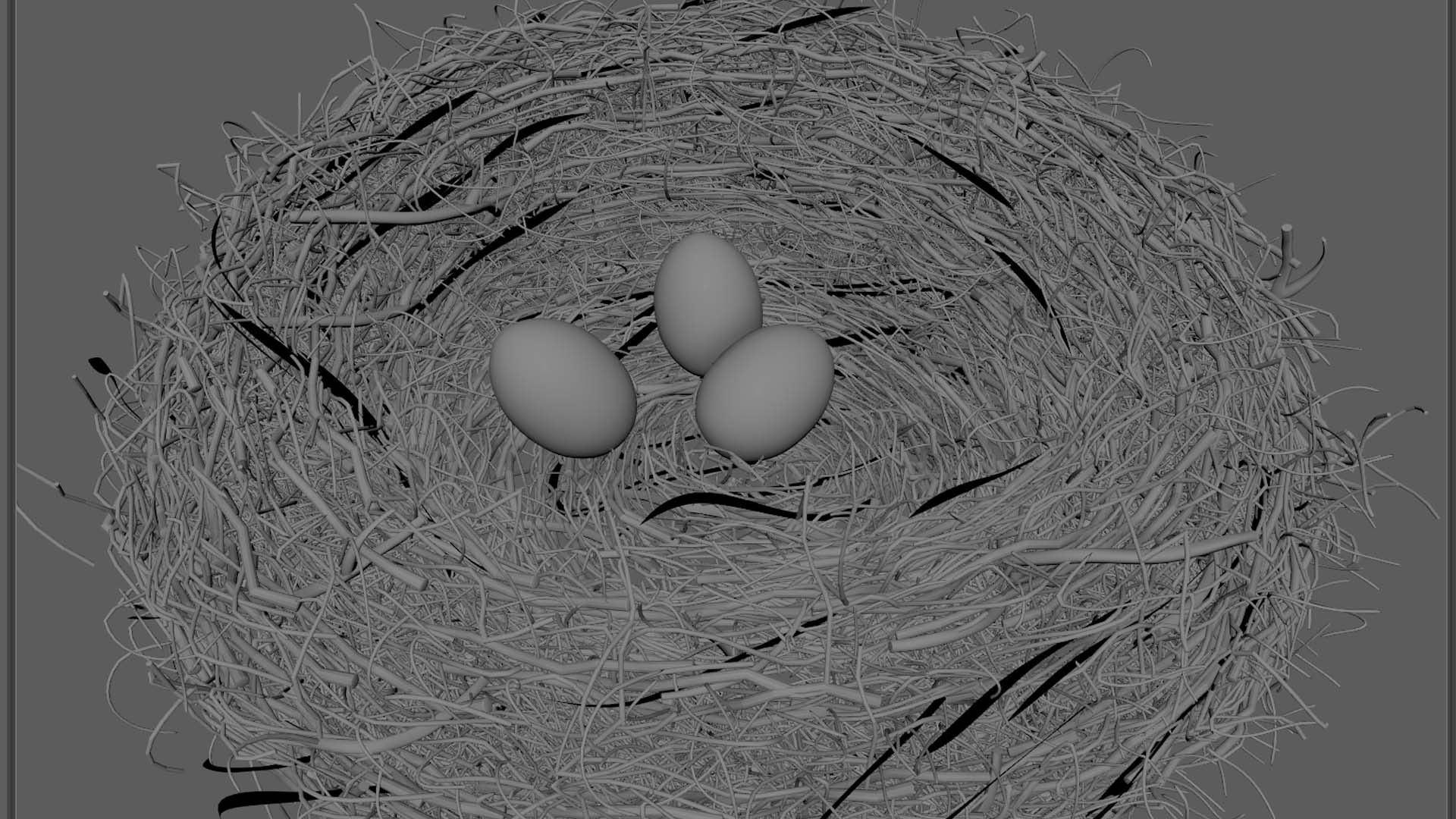 3D Bird Nest - TurboSquid 2034869