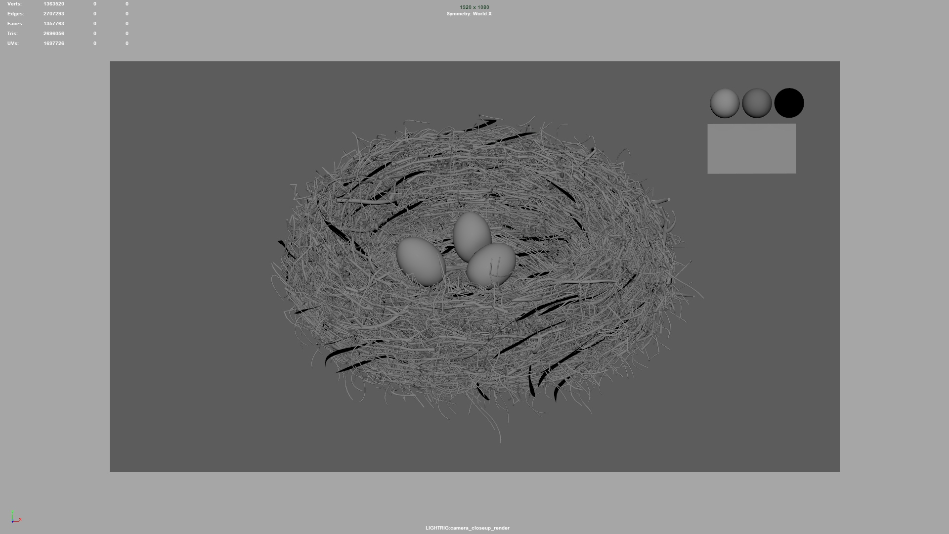 3D Bird Nest - TurboSquid 2034869
