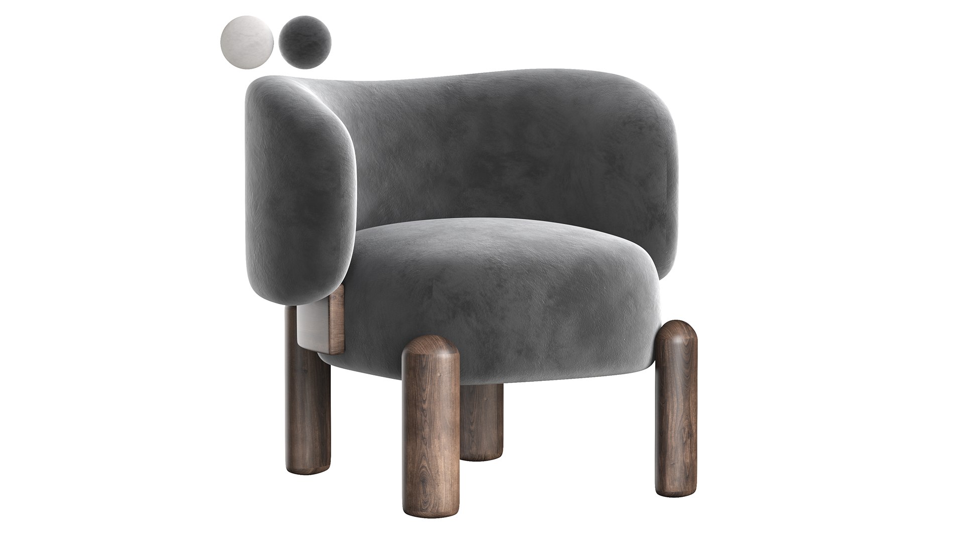 MOON Chair By Philippe Hurel 3D - TurboSquid 2338784