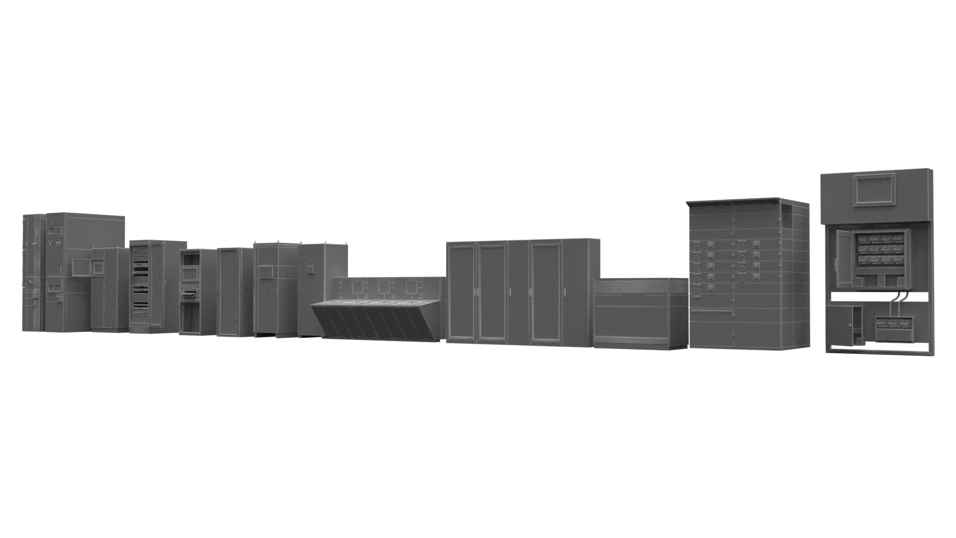 3D Engineering Cabinets - TurboSquid 1588831