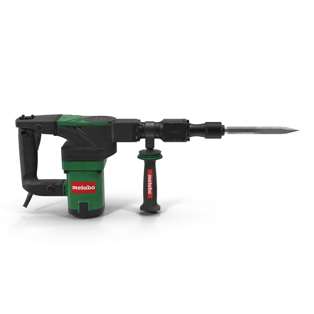 3d Electric Demolition Jack Hammer Model