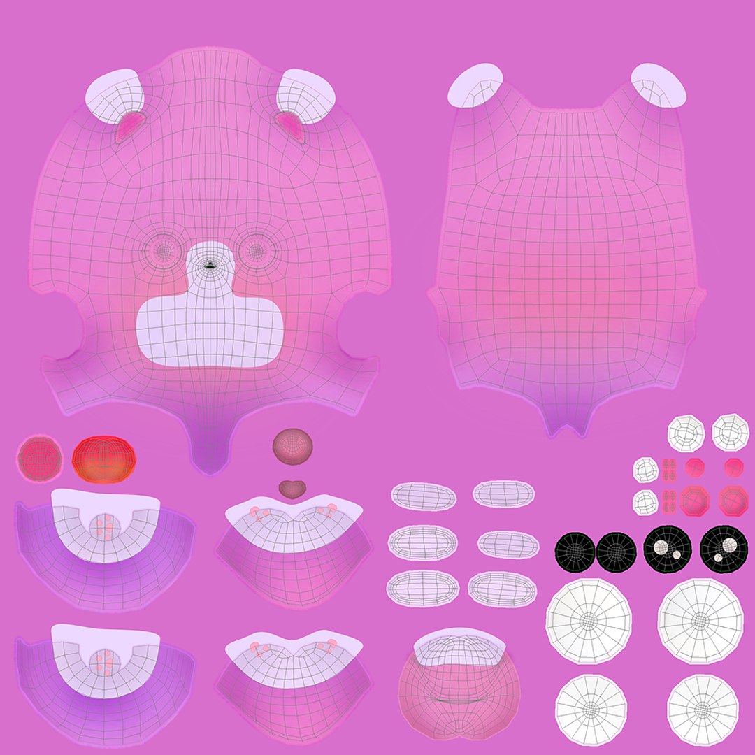 Cute Cartoon Cat Model - TurboSquid 1618920