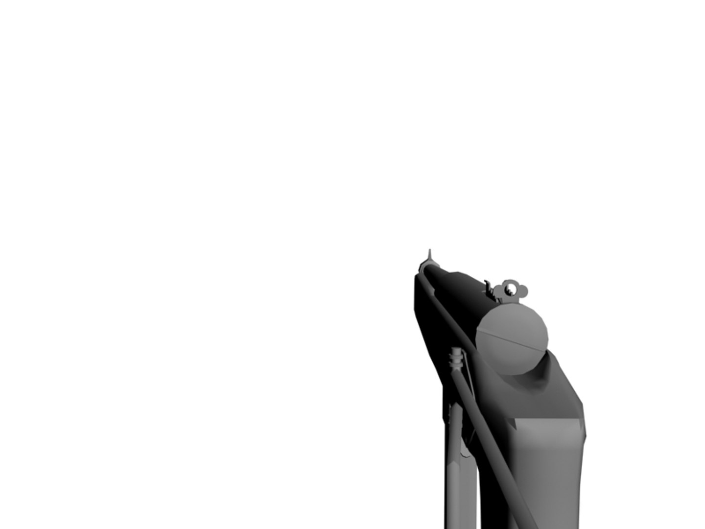 3d Model Reising M55 Smg