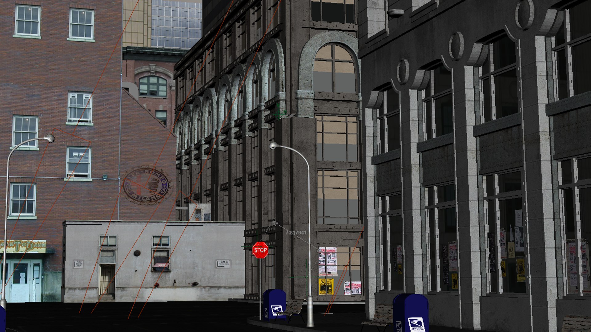 3d Model Ghetto New York Street