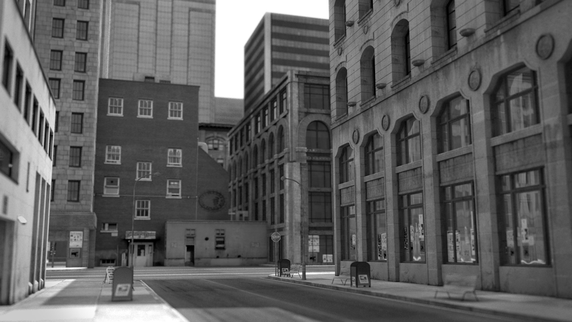 3d Model Ghetto New York Street