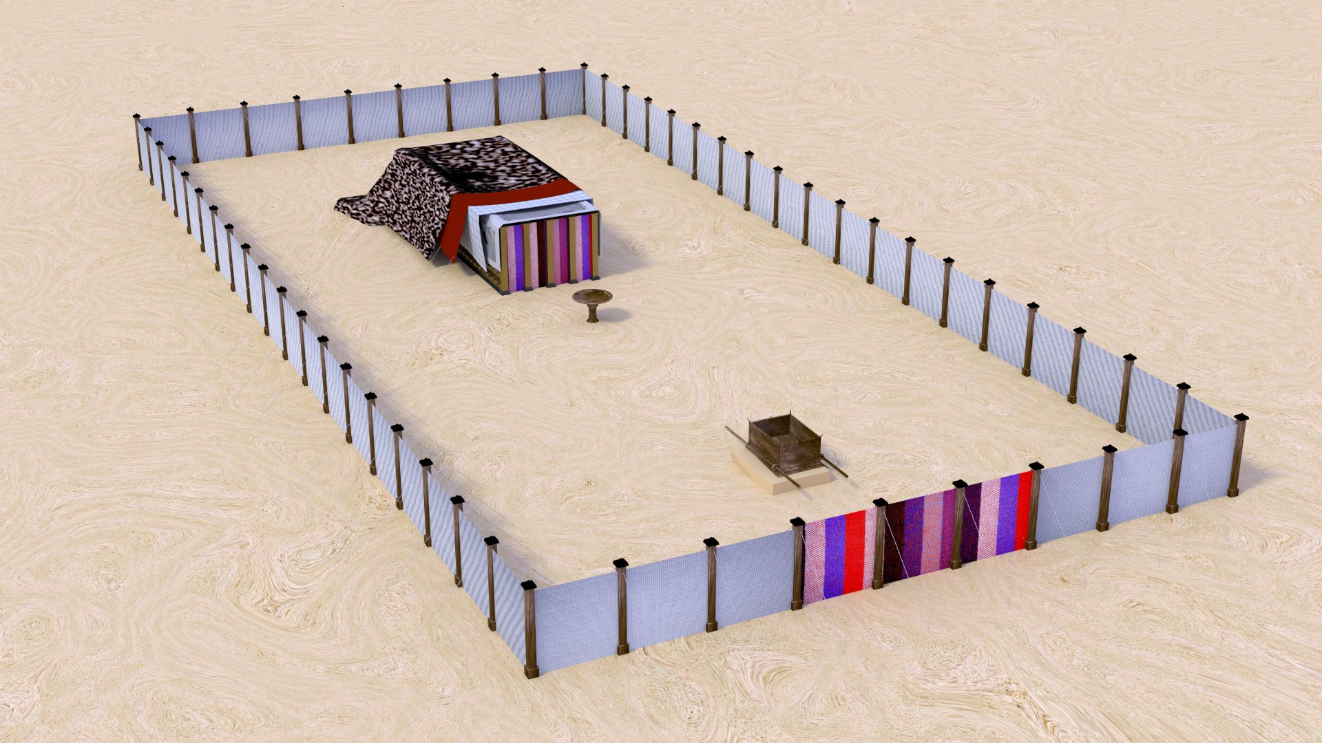 Tabernacle Of Moses 3D Model - TurboSquid 2245841