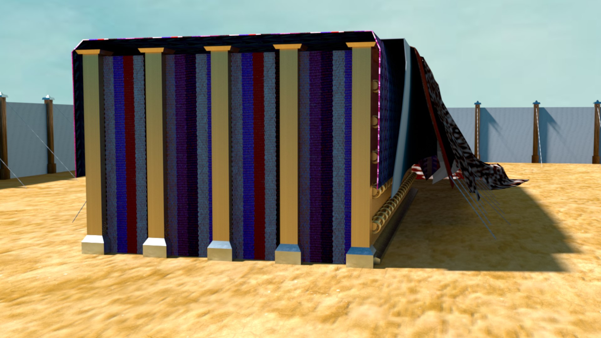 Tabernacle Of Moses 3d Model Turbosquid 2245841
