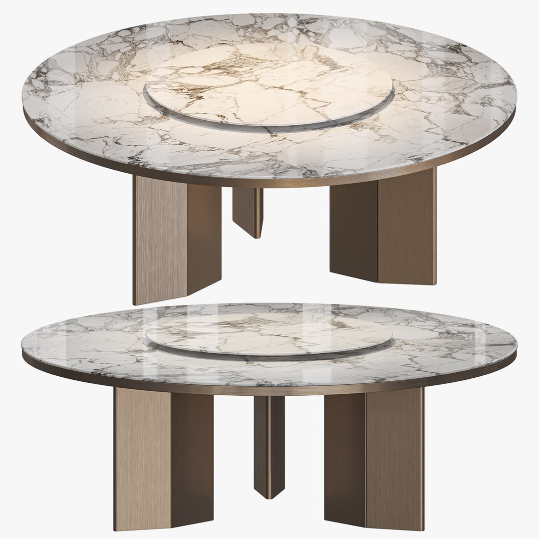 3D MORGAN MARBLE tables by MINOTTI model - TurboSquid 2008287